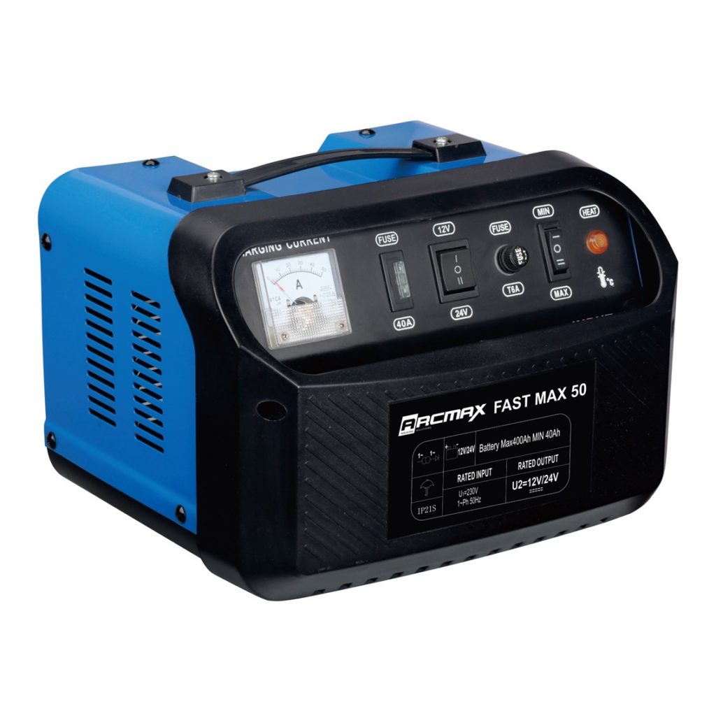 Caricabatteria portatile ARCMAX FAST MAX 50 12V/24V - 50A