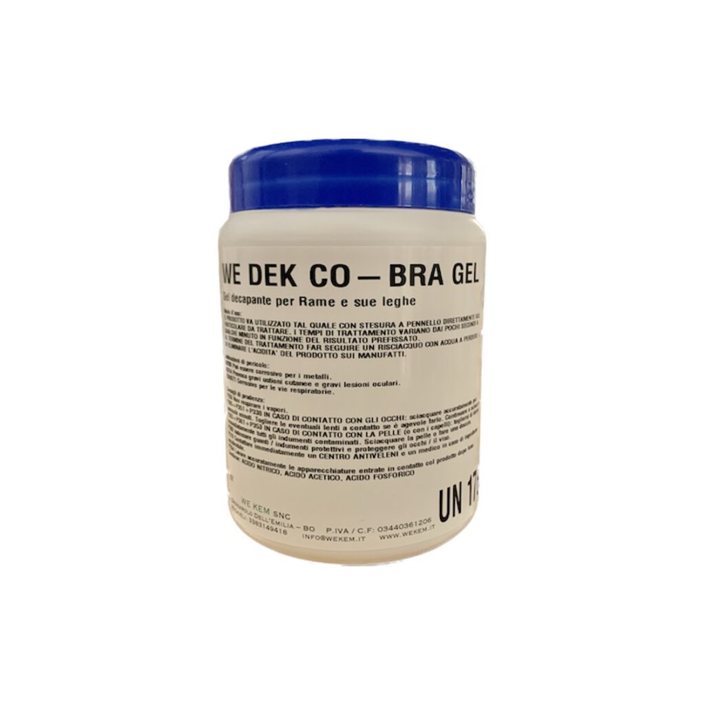 WE DEK CO-BRA GEL DECAPANTE RAME E OTTONE - Laboratorio Saldatura