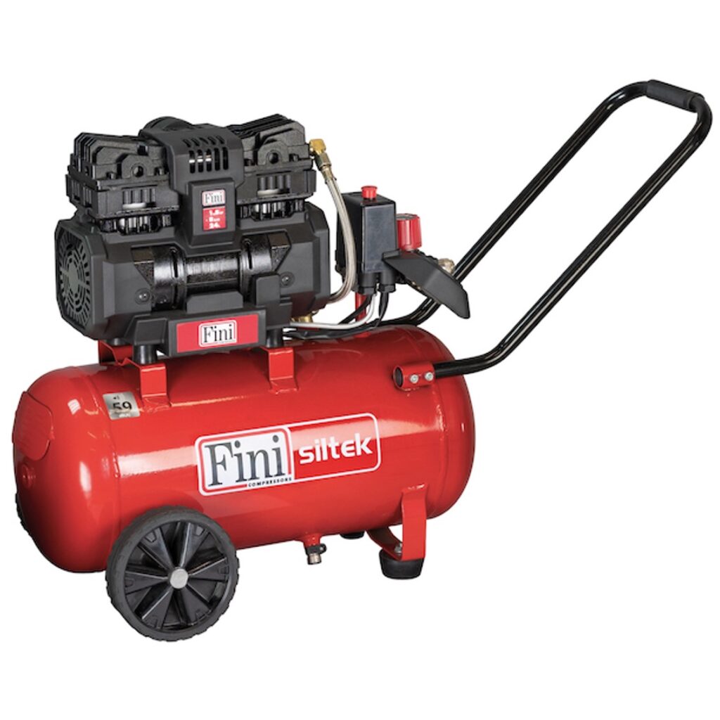FINI SILTEK TB 24/1,5 HP | Compressore aria oil-less silenzioso monofase
